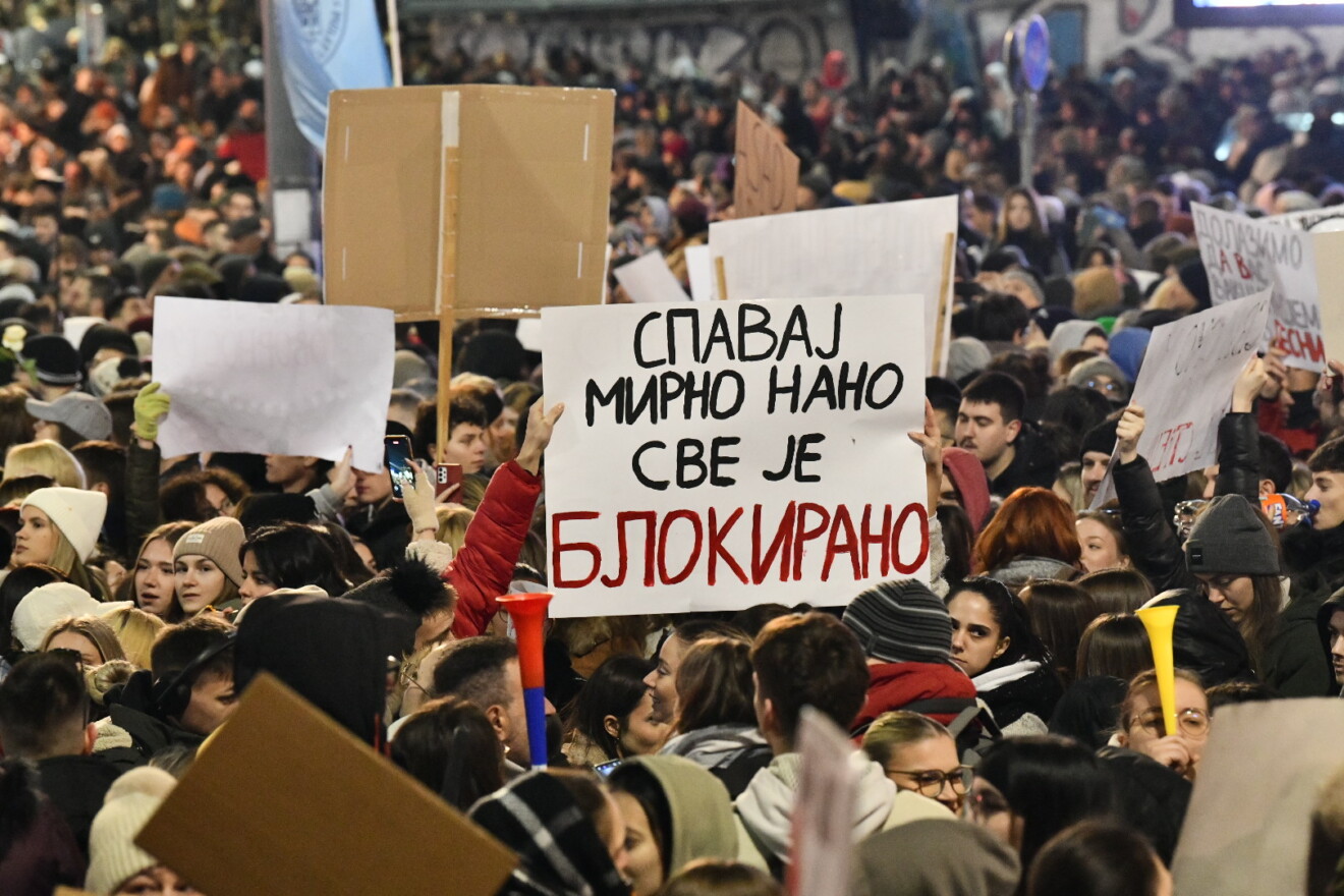 Slavija protest: Buđenje ranog proleća