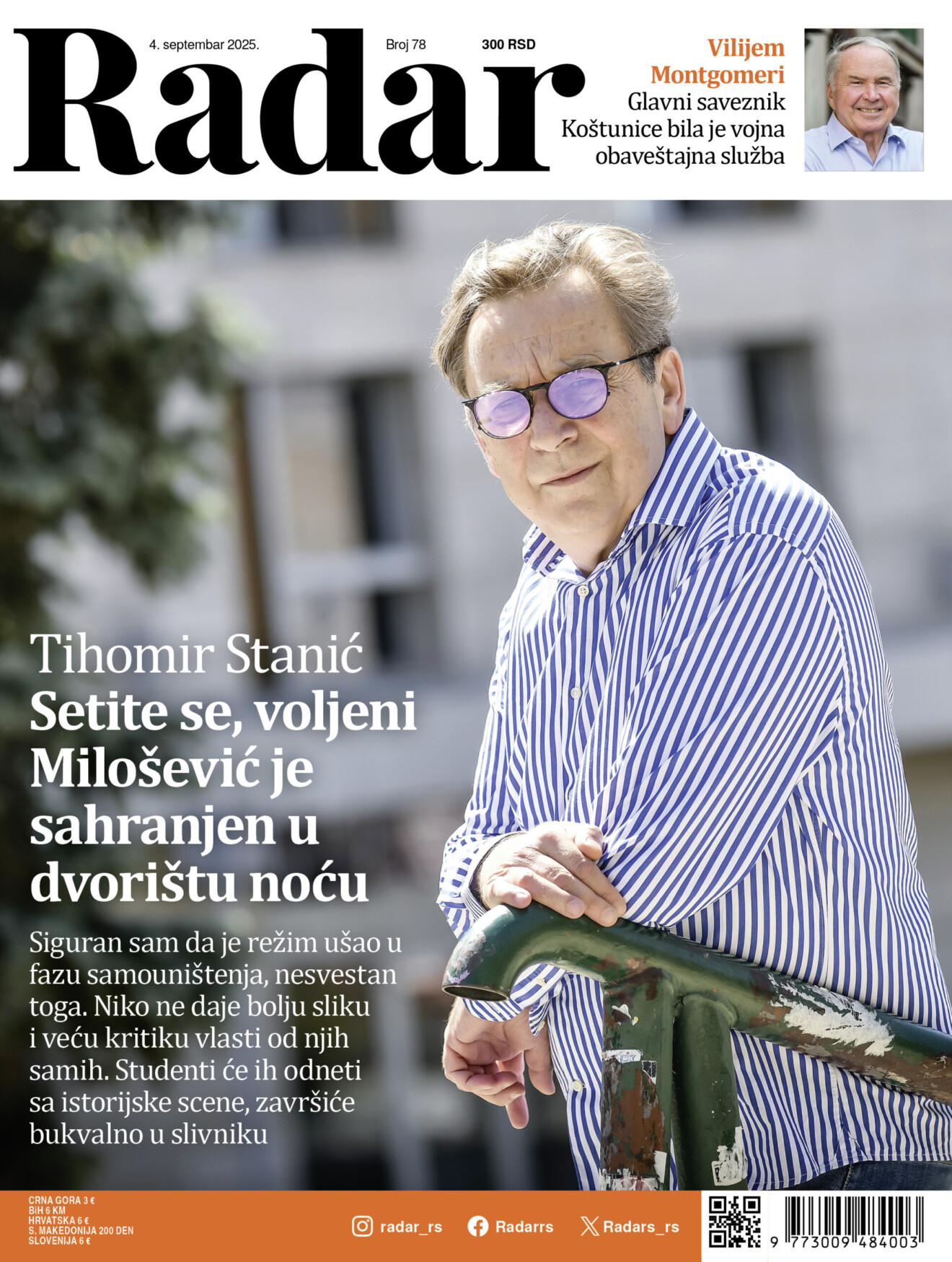 Novi Radar: Bivši ambasador Montgomeri o Đinđiću, Koštunici, Draškoviću ...