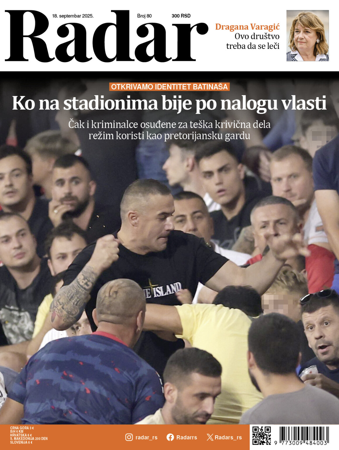 Novi Radar o navijačima koji su tukli u Rigi i na Marakani